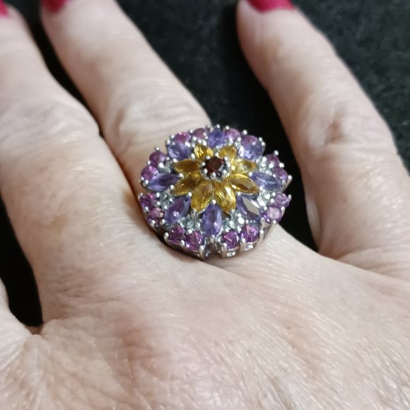 Avon | Jewelry | Nwot Beautiful Avon Sterling Silver Flower Ring | Poshmark